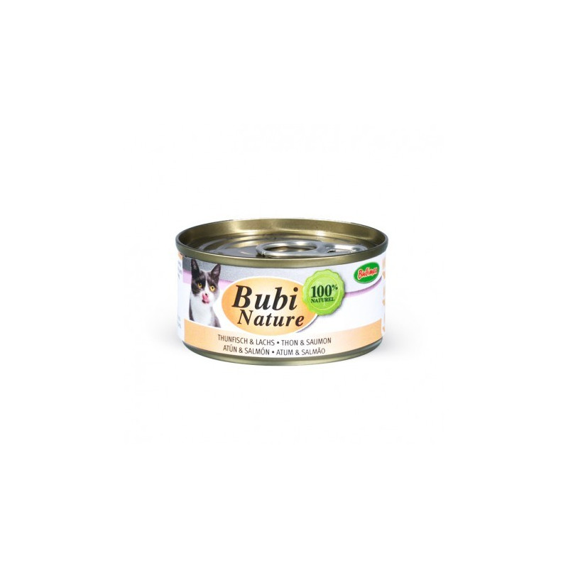 Bubimex | Bubi nature pâtée pour chat au thon et saumon | 70 g