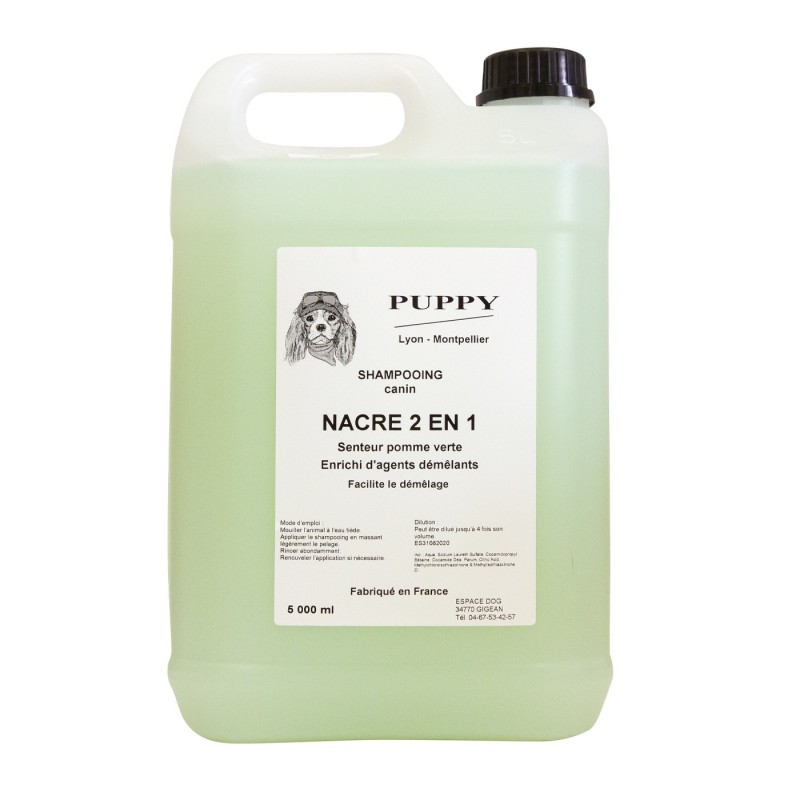 Puppy | Shampoing Nacre 2 en 1 pour chien